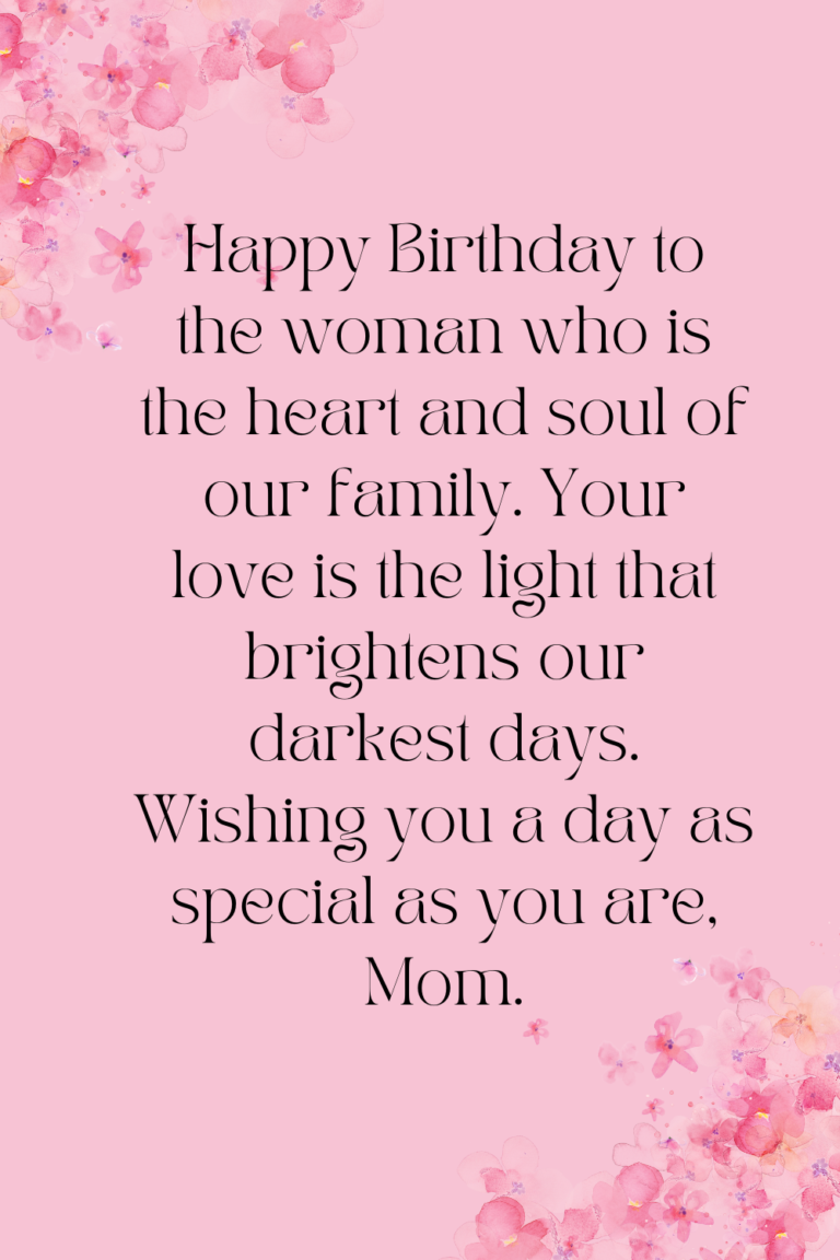 103 Touching Birthday Quotes for Mom: Happy Birthday Mom