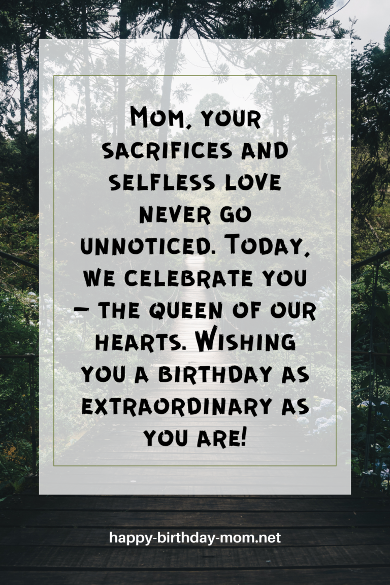 50 Emotional Birthday Wishes for Mom: Celebration of Love