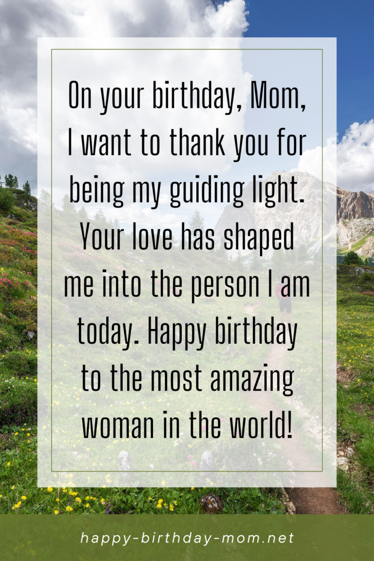 50 Emotional Birthday Wishes for Mom: Celebration of Love