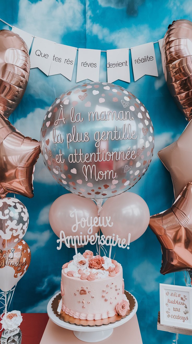 80 voeux de joyeux anniversaire pour maman en français - Happy Birthday Mom
